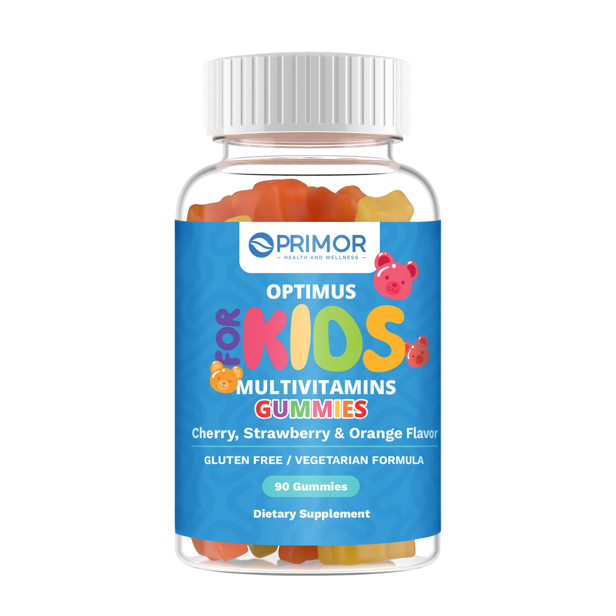 Optimus KIDS Vitamins & Minerals Gummies 11 Vitamins & Minerals for Ov ...