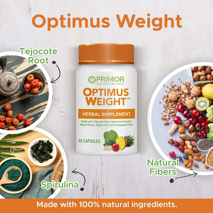 Optimus Weight Raiz de Tejocote - 2 Month Treatment - Natural & Safe ...